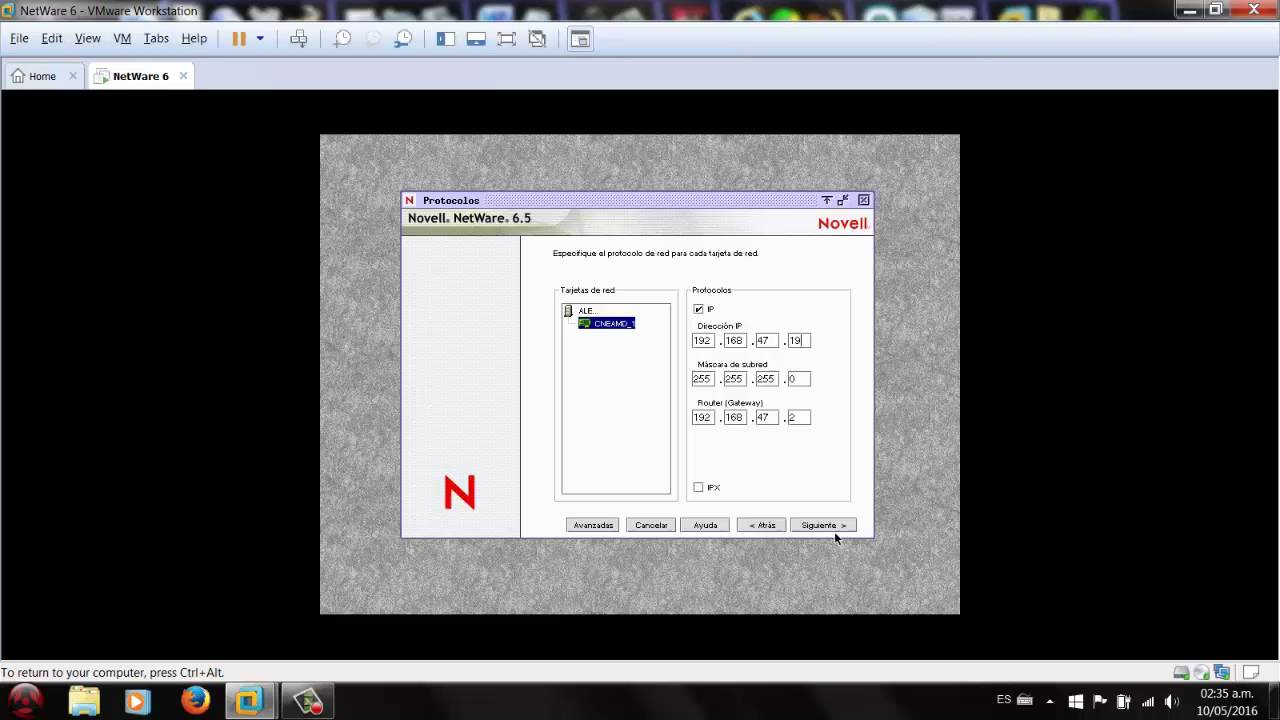 instalacion novell netware 6.5 - YouTube