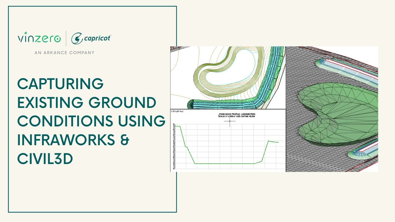Capturing Existing Ground Conditions Using Infraworks & Civil3D - YouTube