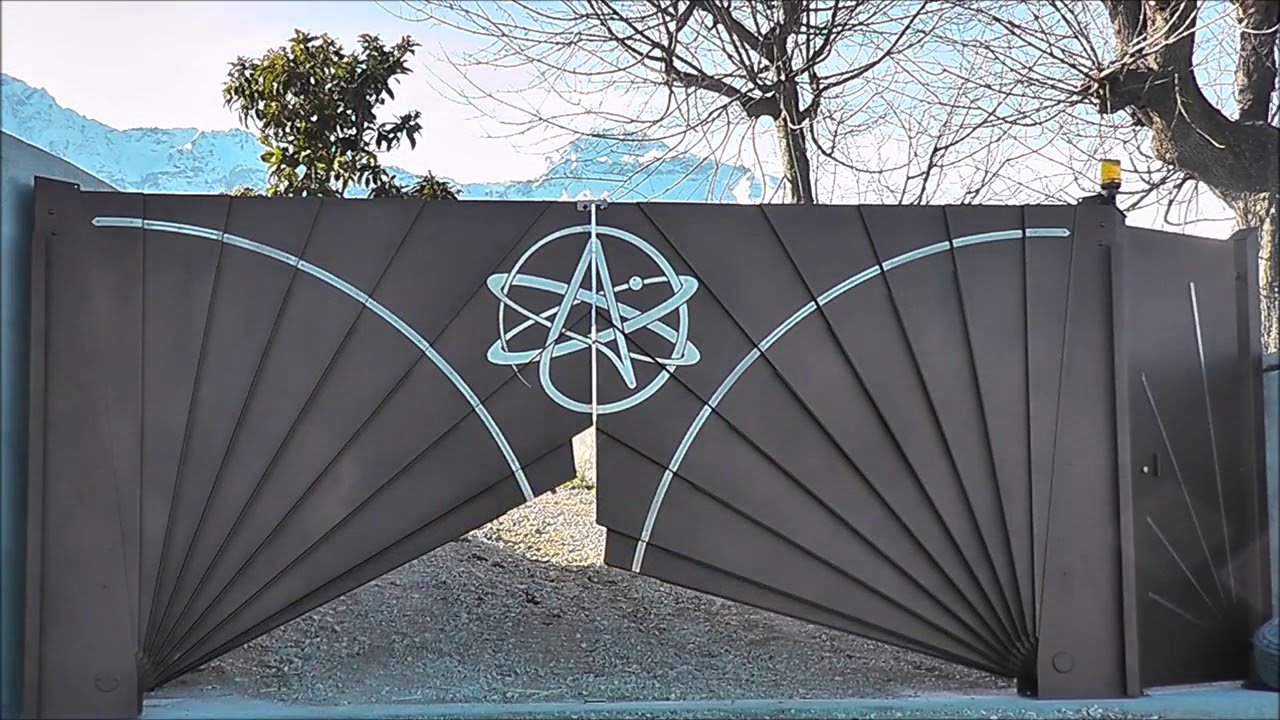 Portail papillon ou éventail 2 - YouTube