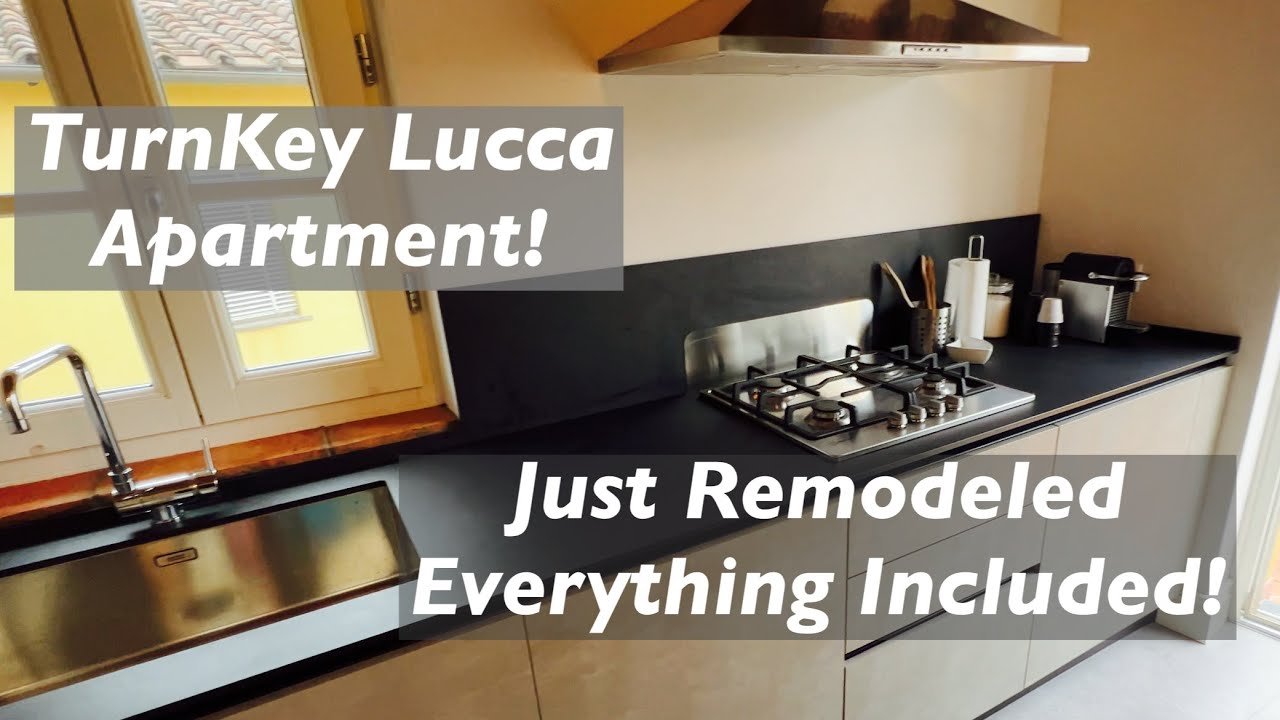 TurnKey Lucca Apartment Tour! EVERYTHING Included. Historic Center ...