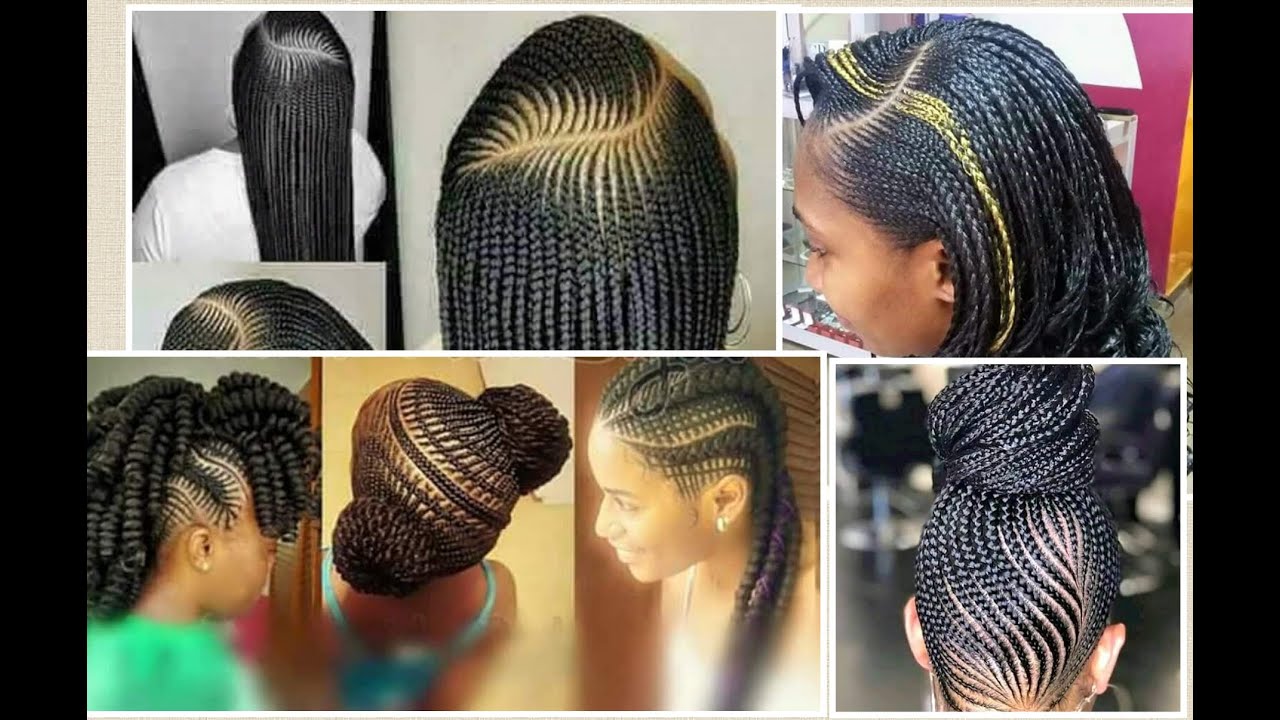 Hairstyle for all women/ Modèles de tresses avec mèches - YouTube