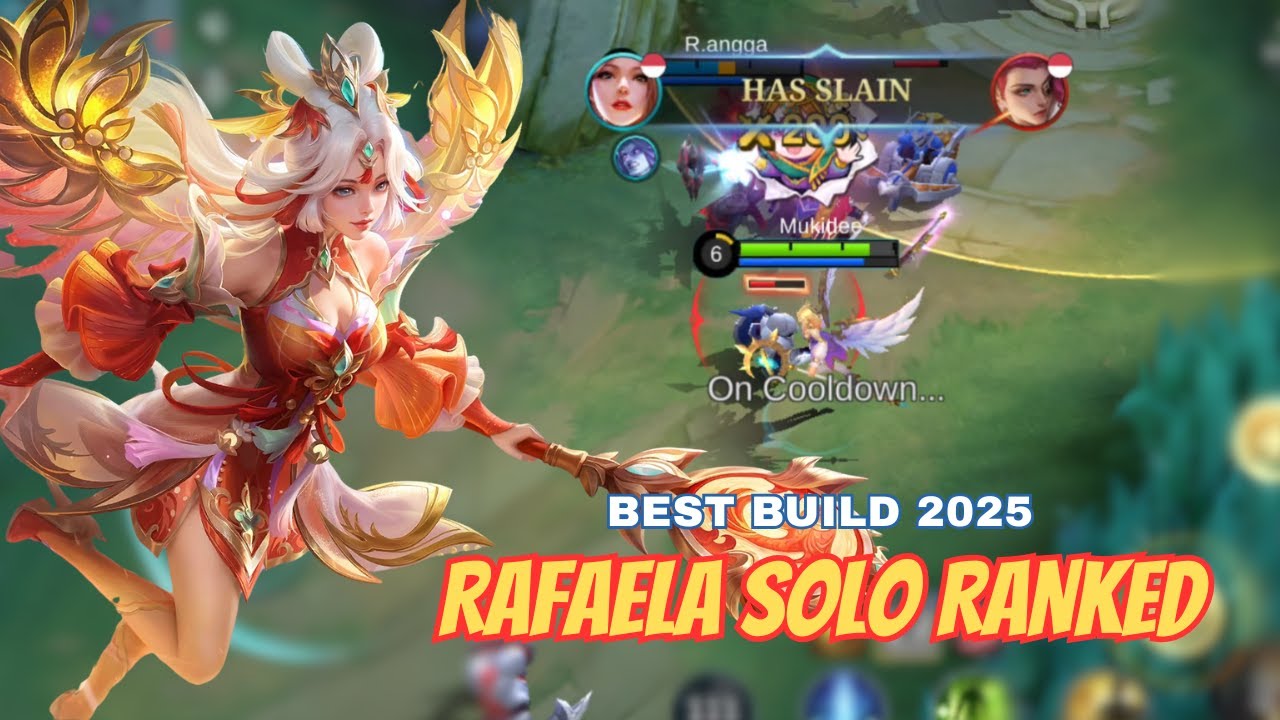 Rafaela Solo Ranked Best Build 2025! Must Try! Mobile Legends Gameplay ...