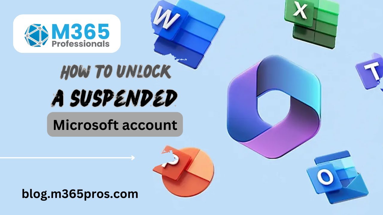 How to unlock a suspended Microsoft account | STOP Losing Access to ...