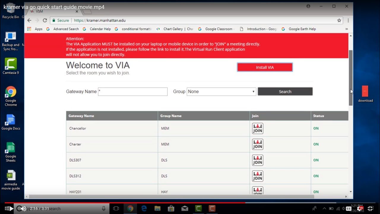 Kramer VIA GO Quick Start Movie - YouTube
