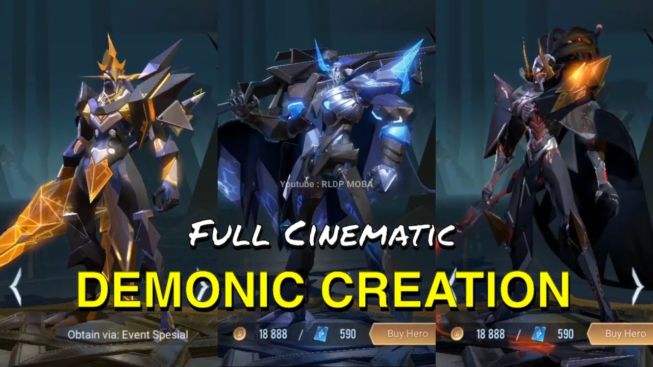 AOV DEMONIC CREATION FULL CINEMATIC - ELSU ZANIS OMEN DEMONIC CREATION ...