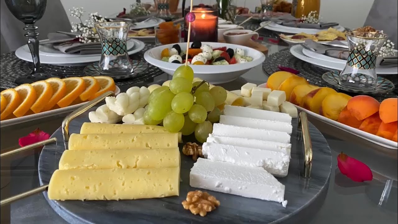 Petit déjeuner turc | turkish breakfast | فطور تركي - YouTube