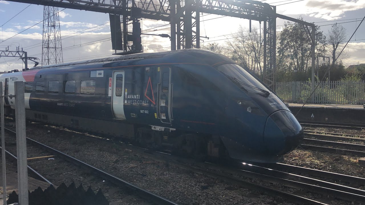 Class #807 Evero AT300 Avanti West Coast At Crewe - YouTube