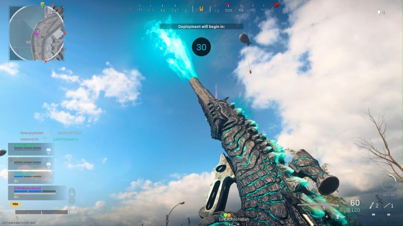 Call of Duty: Warzone Breath of Godzilla heroic blueprint Inspect - YouTube