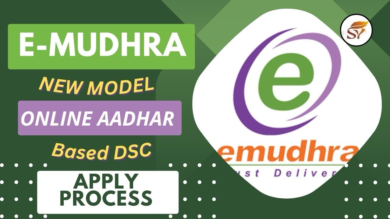eMudhra - Online Aadhar Based Dsc Apply Process Demo New Model - YouTube
