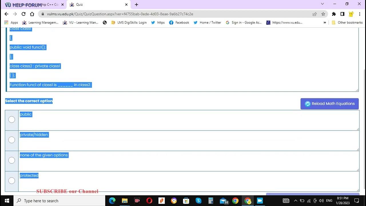 Cs304 Quiz No 3 Fall 20222023 Youtube