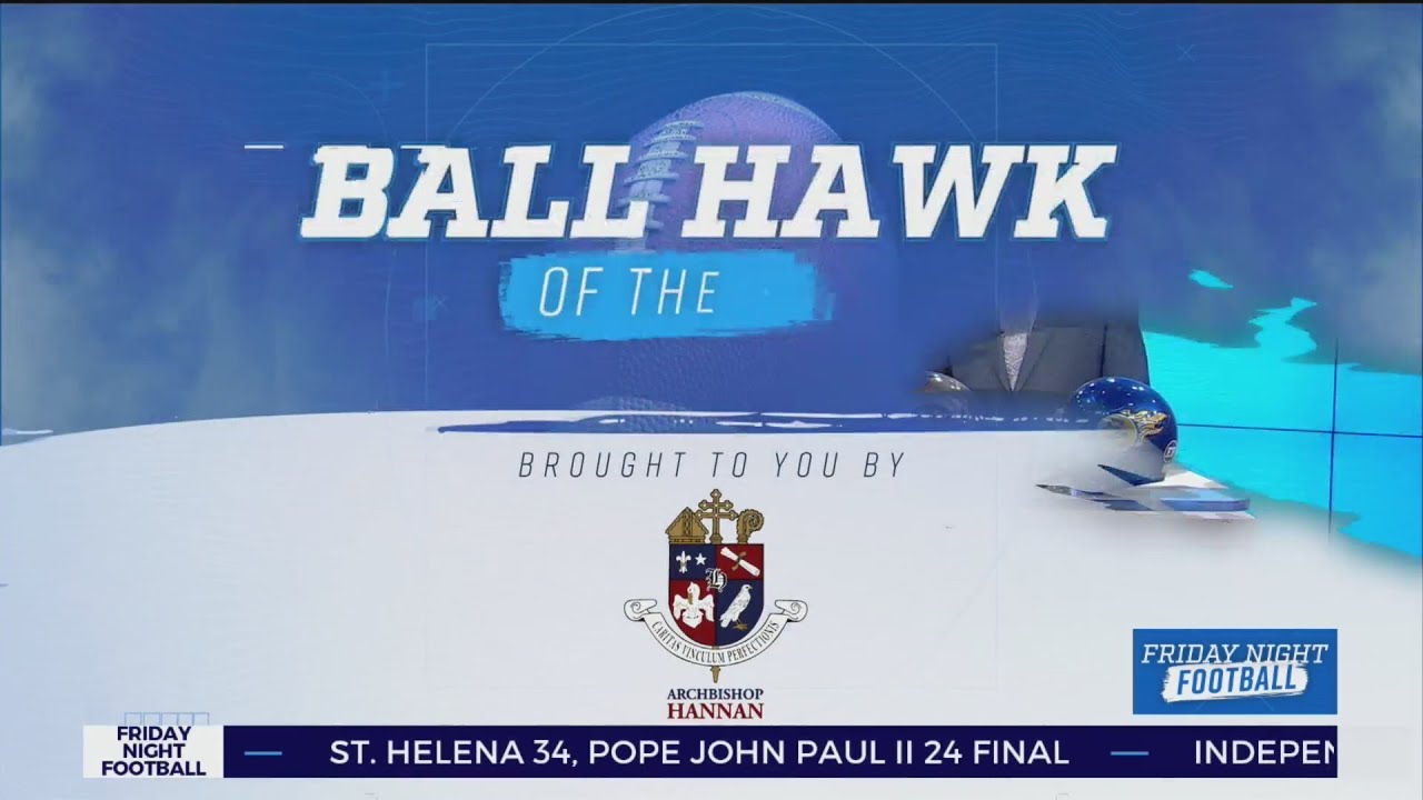 FNF Ball Hawk of the Week: Lutcher's Ashton Stark - YouTube