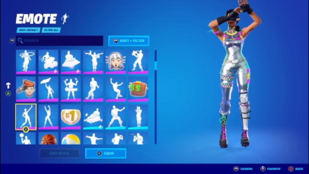 Fortnite - star power emote in slow motion - YouTube