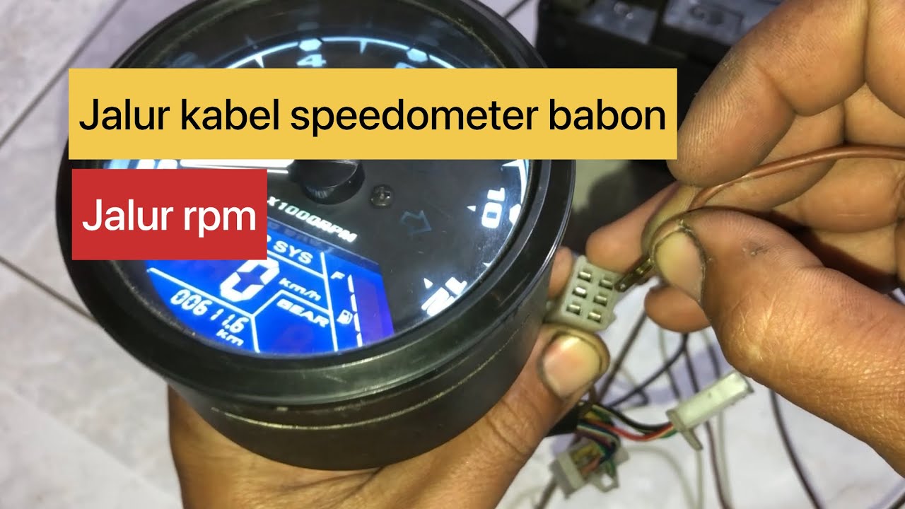 Jalur kabel speedometer babon - wongblitar - YouTube