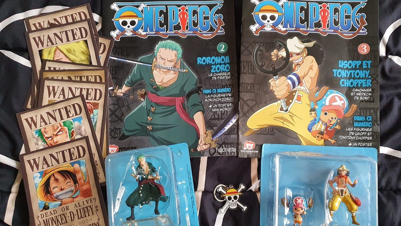 N°2 & 3 One Piece figurines {Hachette Collections} UNBOXING - YouTube