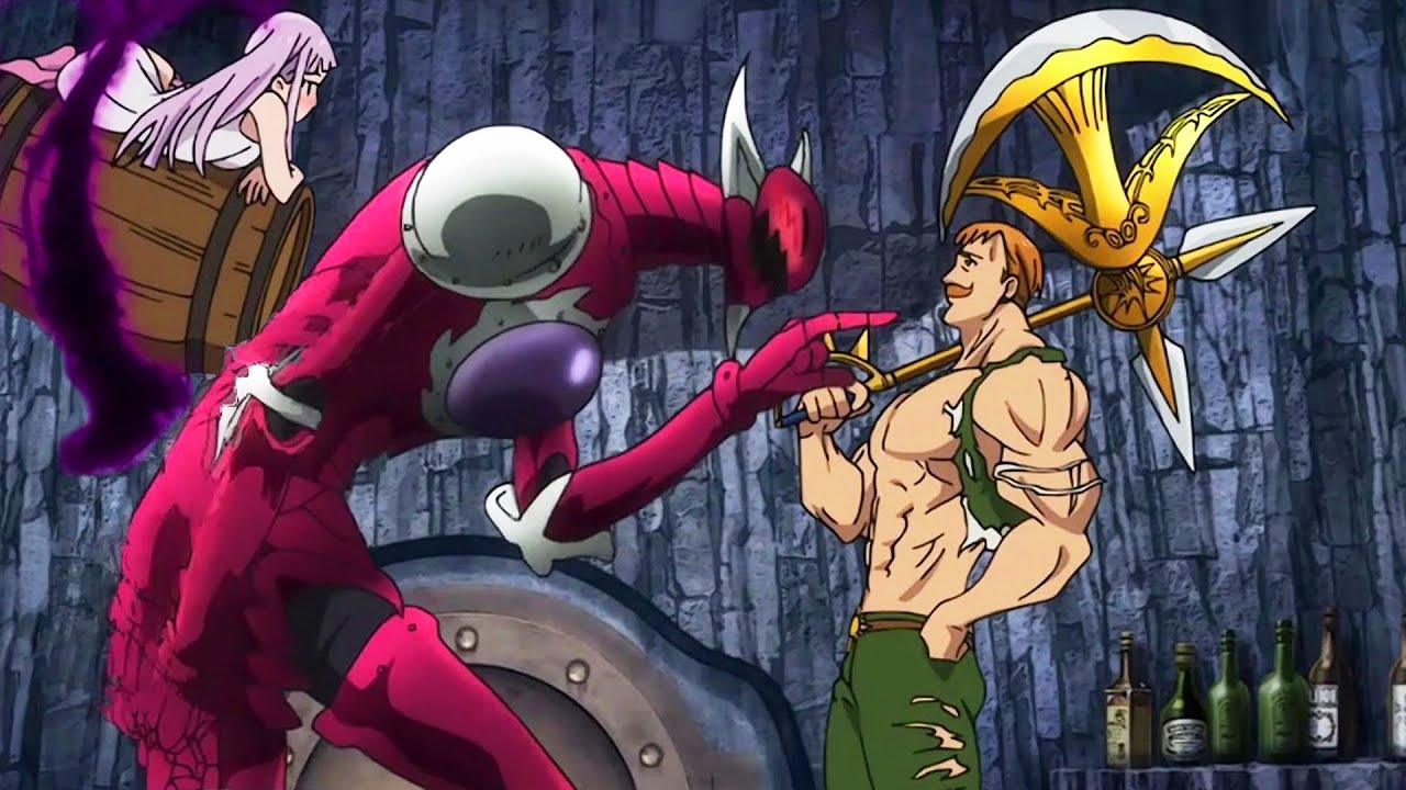 Escanor VS Galand y Melascula (PELEA COMPLETA) Español LATINO - Nanatsu ...