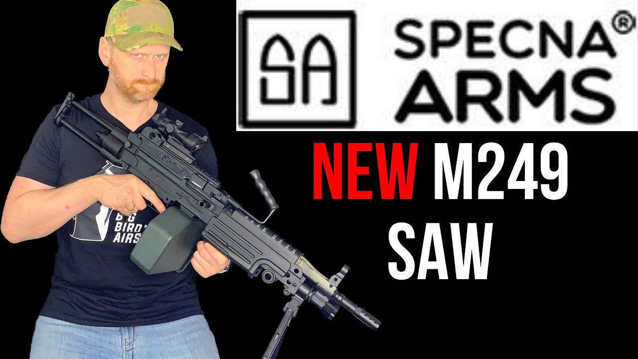 Is the *NEW* Specna Arms SA-249 M249 SAW WORTH it? 🤔 - YouTube