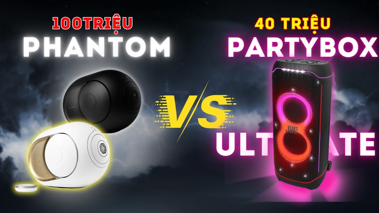 Test Combo JBL Partybox Ultimate vs 2 Phantom Devialet 103dB/108dB ...