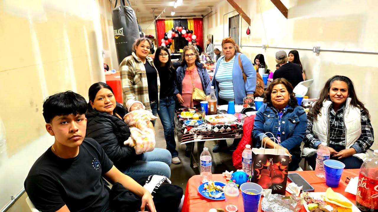 Como Termino la fiesta con del convivio en Quincy Con toda esta familia ...