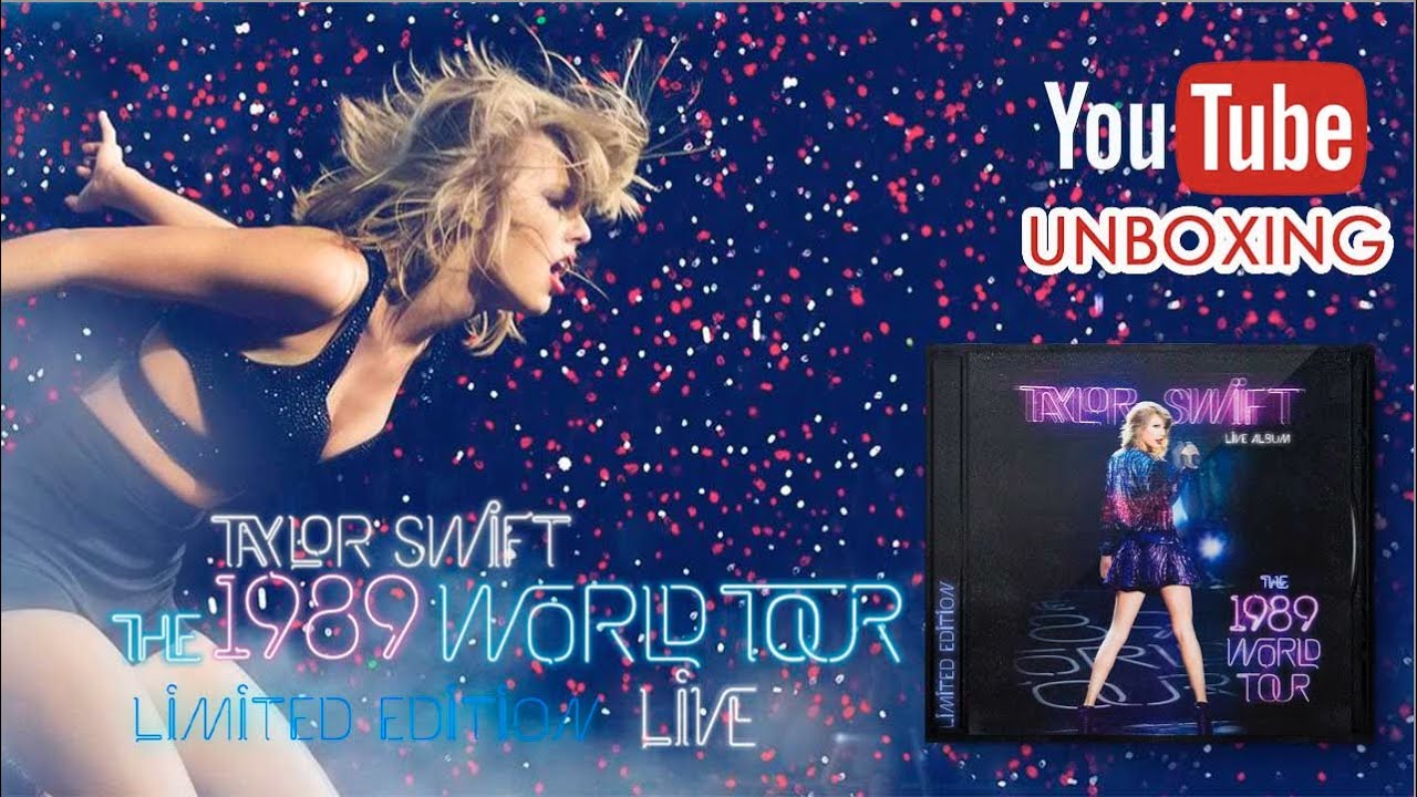 Taylor Swift "The 1989 World Tour" Live Album Unboxing - YouTube