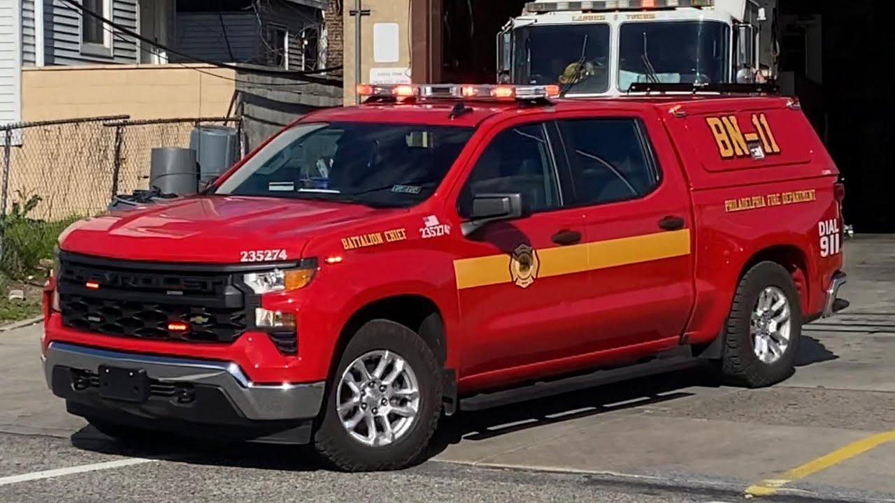 ⁴ᴷ Philadelphia Fire Department *** Brand New *** Battalion 11 and ...
