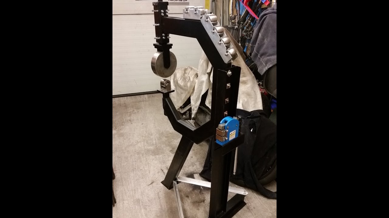 English wheel build - YouTube