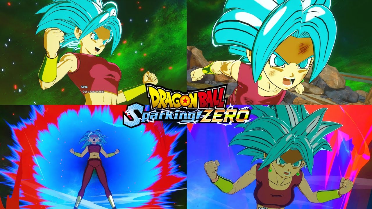 New Kefla Super Saiyan Blue Kaioken Mod | Dragon Ball Sparking Zero ...