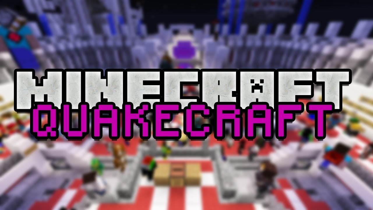 Minecraft - Quakecraft Game 1 with Wolv21 & Amazing People - YouTube
