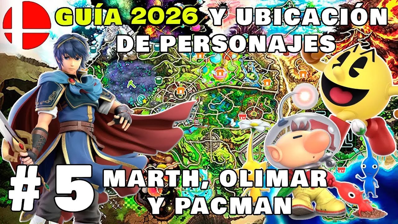 GUIA Y UBICACIÓN DE PERSONAJES/ SUPER SMASH BROS ULTIMATE: Marth ...