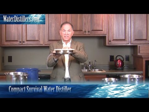 Survival Non Electric Compact Water Distiller for Emergency and ...