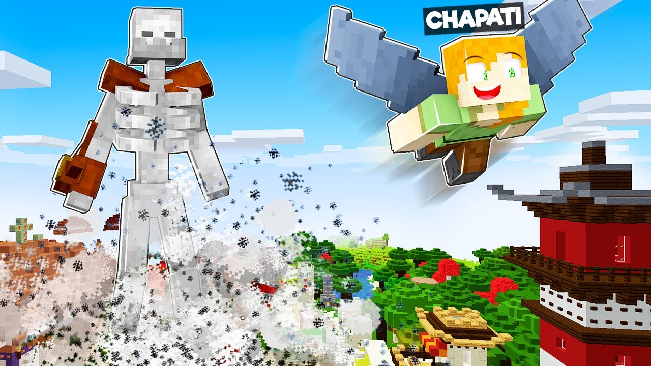 LOGGY SAVING PILLAGERS FROM MUTANT SKELETON | MINECRAFT - YouTube