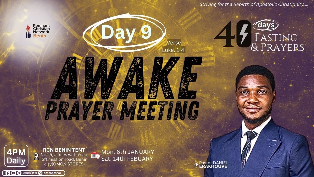 AWAKE PRAYER MEETING || 14TH JANUARY 2025. - YouTube