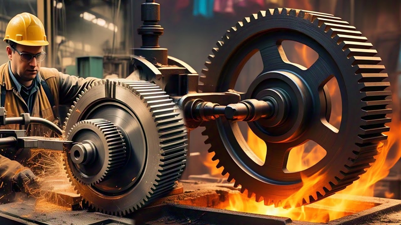 How to Make a Round Gear from Piece of Cast IRON Round Bar | Cast Iron ...