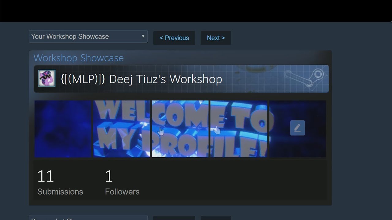 { TUTORIAL } Mettere una gif come Workshop Showcase del profilo Steam ...