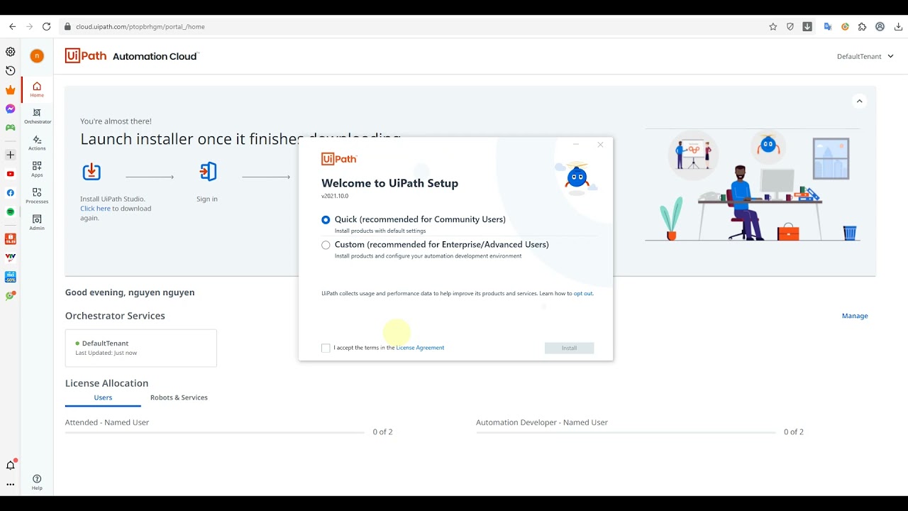 RPA - Hướng dẫn cài đặt uipath studio | How to download uipath studio ...