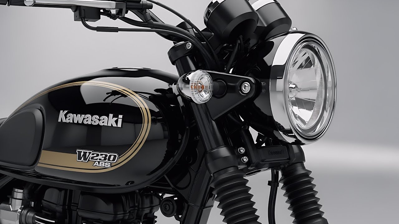 NEW Kawasaki W230 ABS (2026)– First Look Official Launch Finally ...