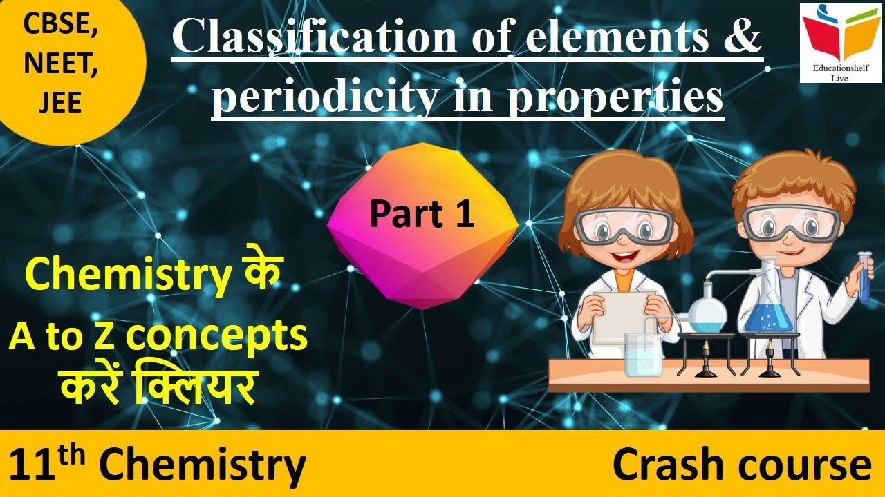 11th NCERT Chemistry- Unit 3- Classification of elements- I (NEET ...