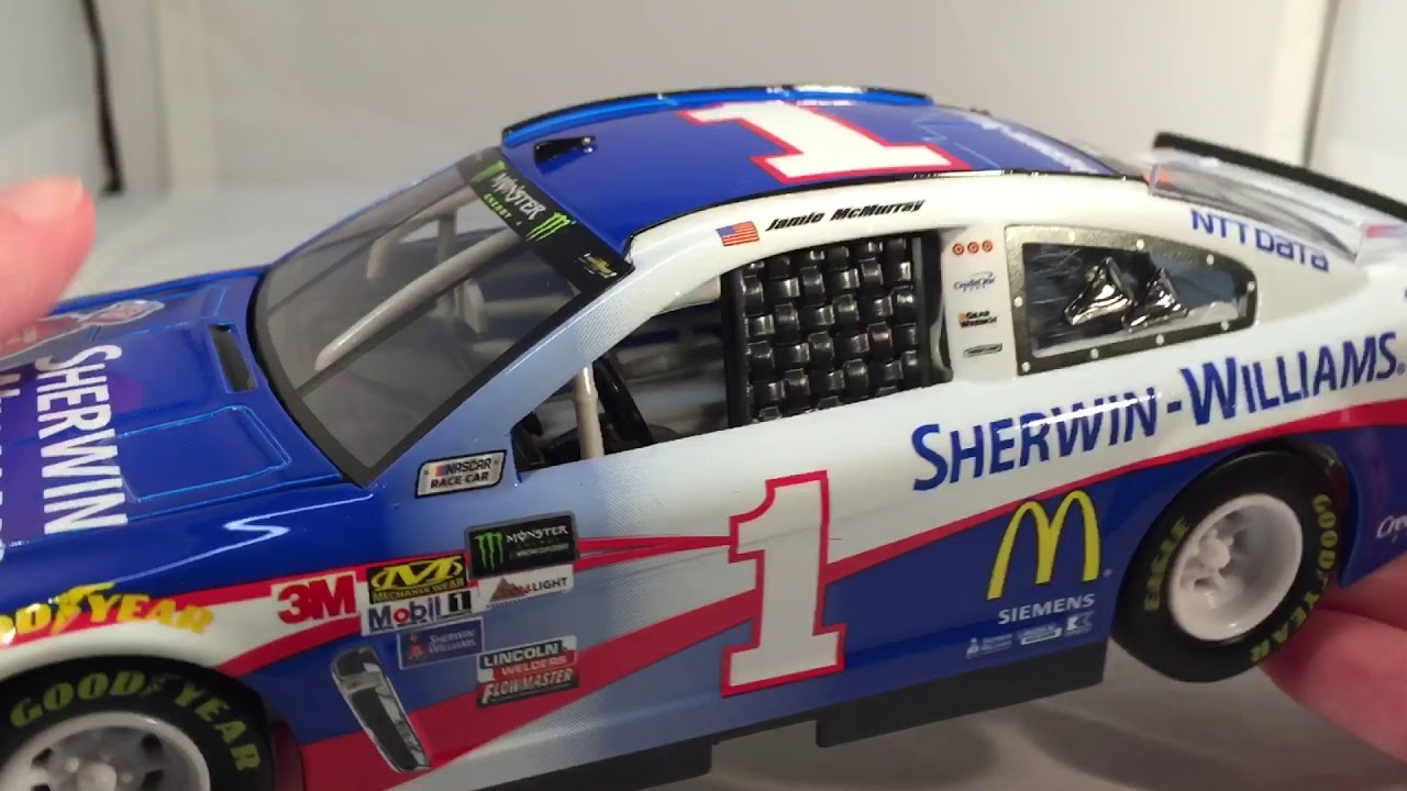Review: 2017 Jamie McMurray #1 Sherwin-Williams Paint Chevy 1/24 Promo ...