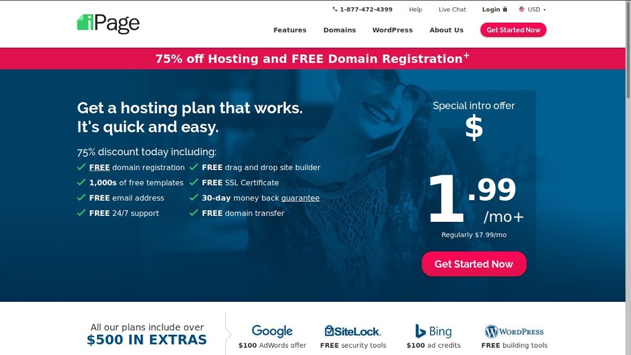 IPAGE PROMO CODE MAY 2019 🤑 $500 EXTRA 💰 FREE DOMAIN + SSL - YouTube
