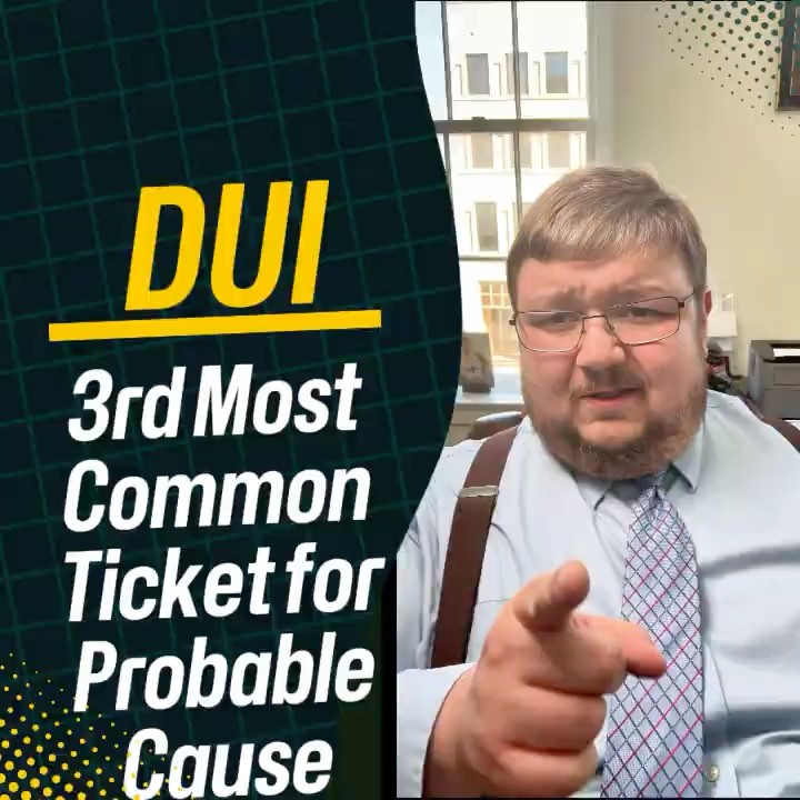 3rd Most Common Ticket on a DUI Stop. We fight these every day! # ...