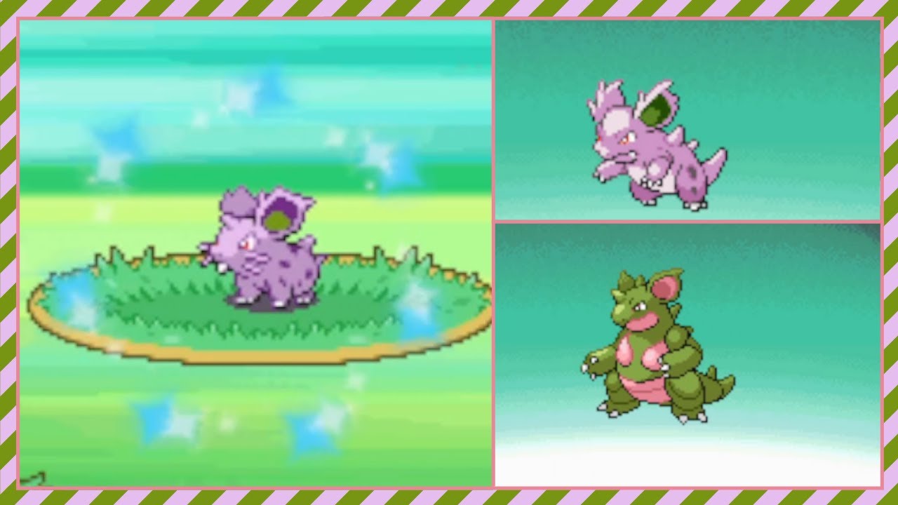 [Live] Shiny Nidoran female! after 21860 random encounters +Evolutions ...