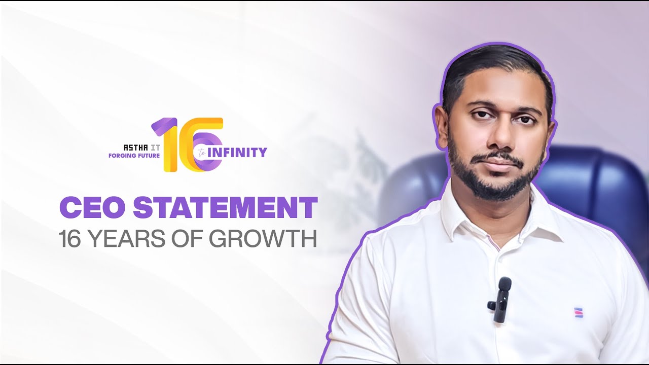 Astha IT: 16 Years of Innovation and Growth | CEO's Inspiring Message ...