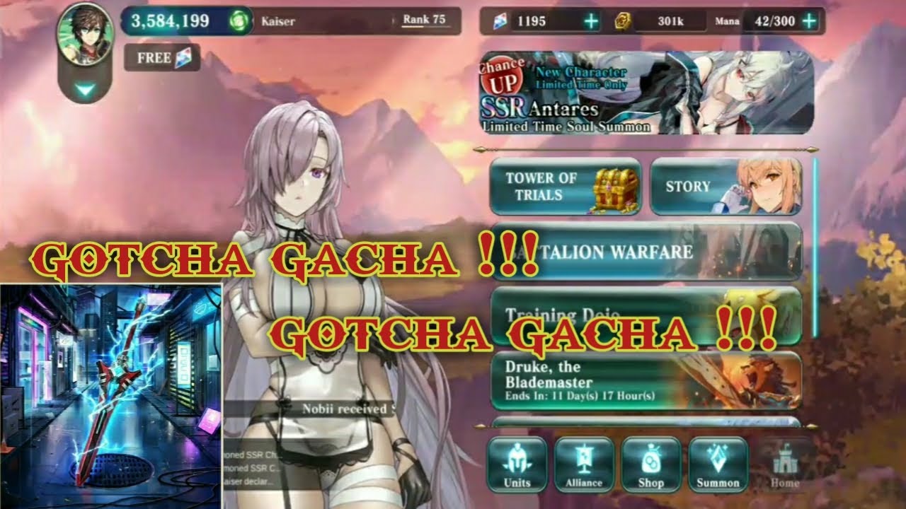 evertale android | gotcha gacha - YouTube