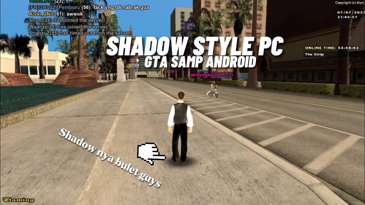 MOD SHADOW STYLE PC GTA SAMP ANDROID - YouTube