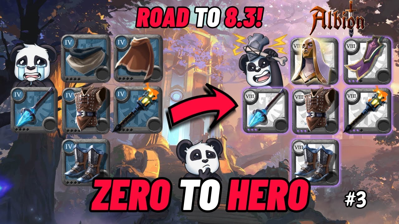 Zero to Hero Frost 1H 4.0 do 8.3? Cz.3 - Albion Online - YouTube