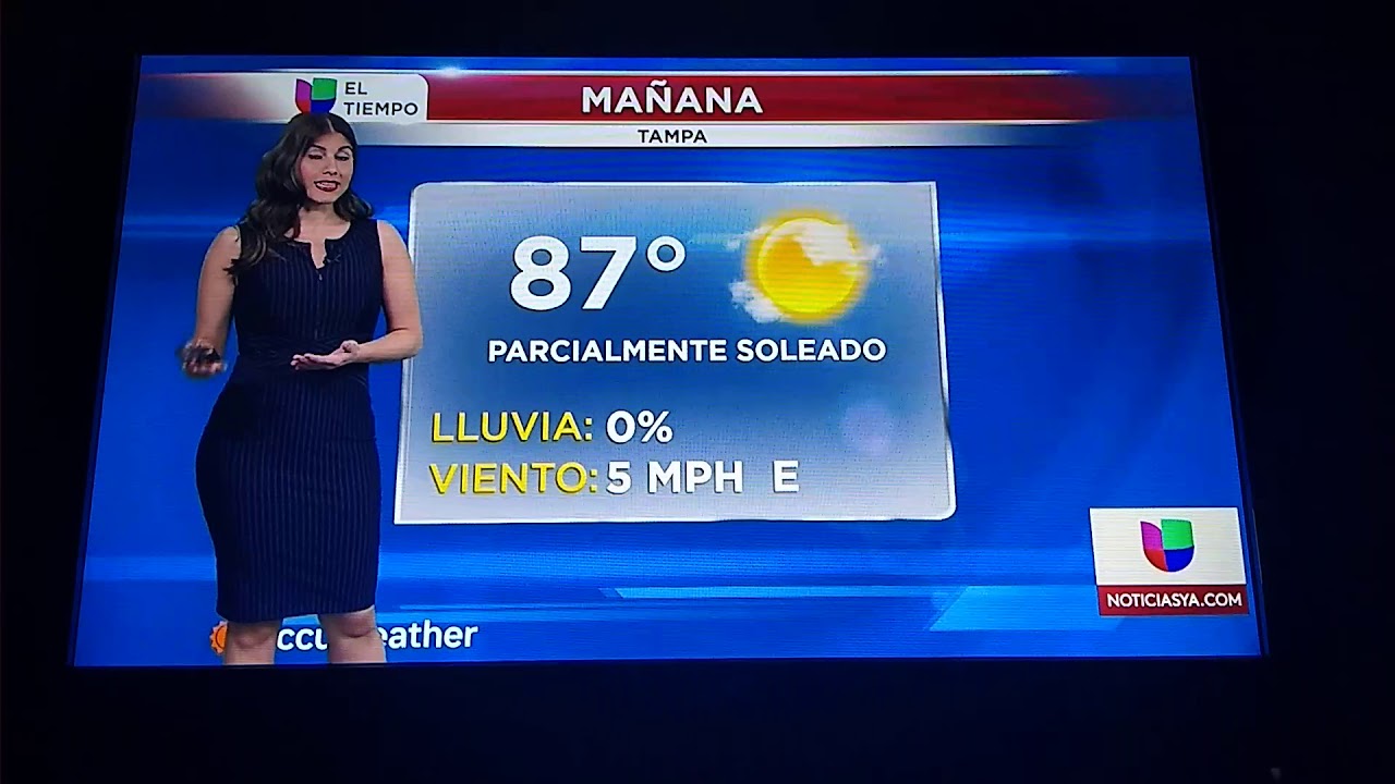 Lucy Rojas Sexy Legs OutFit El Tempo - YouTube