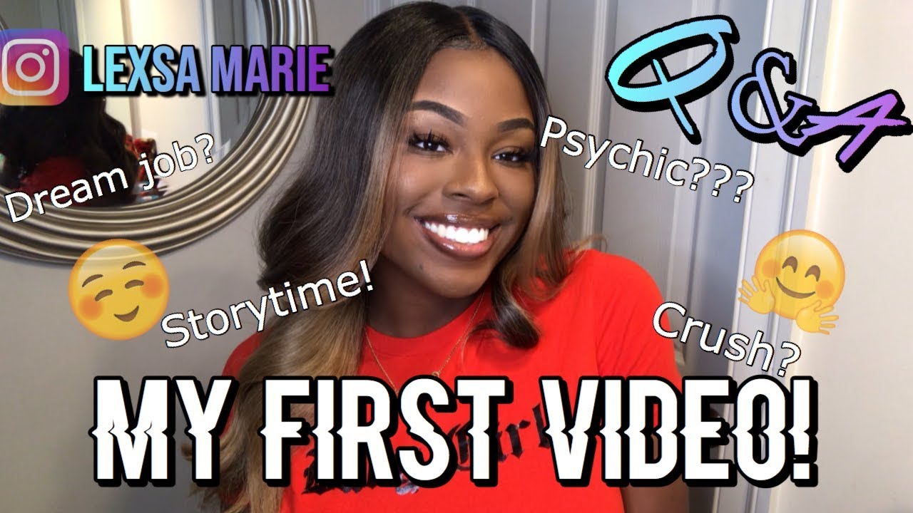 My FIRST YouTube Video! + Q&A | lexsamarie - YouTube