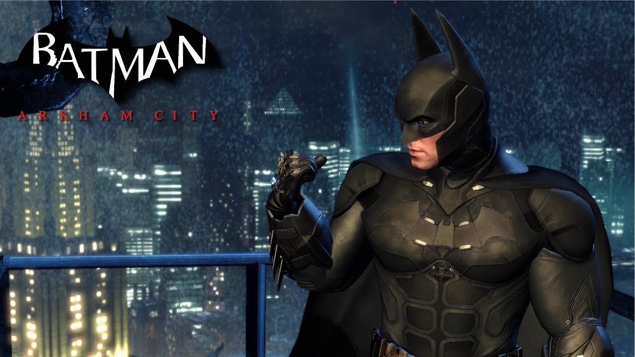 Batman: Arkham City - Arkham Shadow Batsuit Mod Gameplay - YouTube