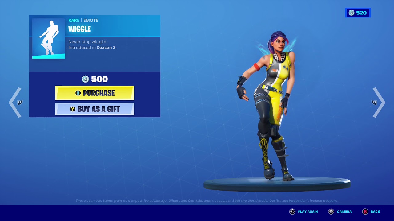 FORTNITE WIGGLE DANCE || Never Stop Wiggling - YouTube