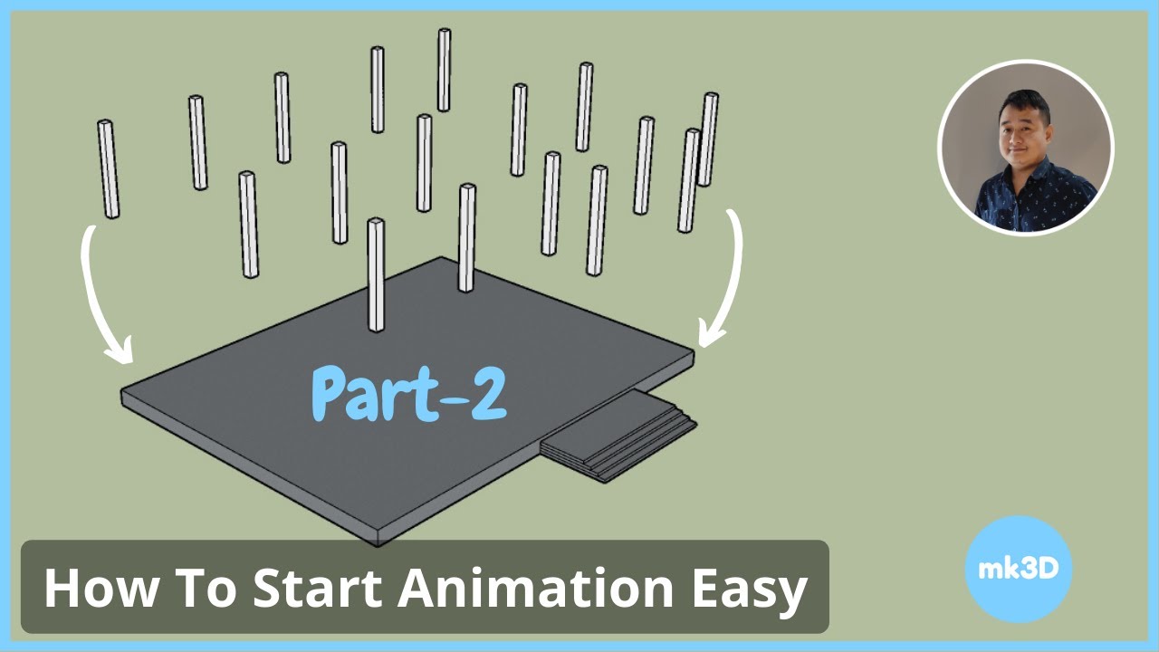 How to Start Animation Easy Part-2, Animation Tutorial, Vray sketchup ...