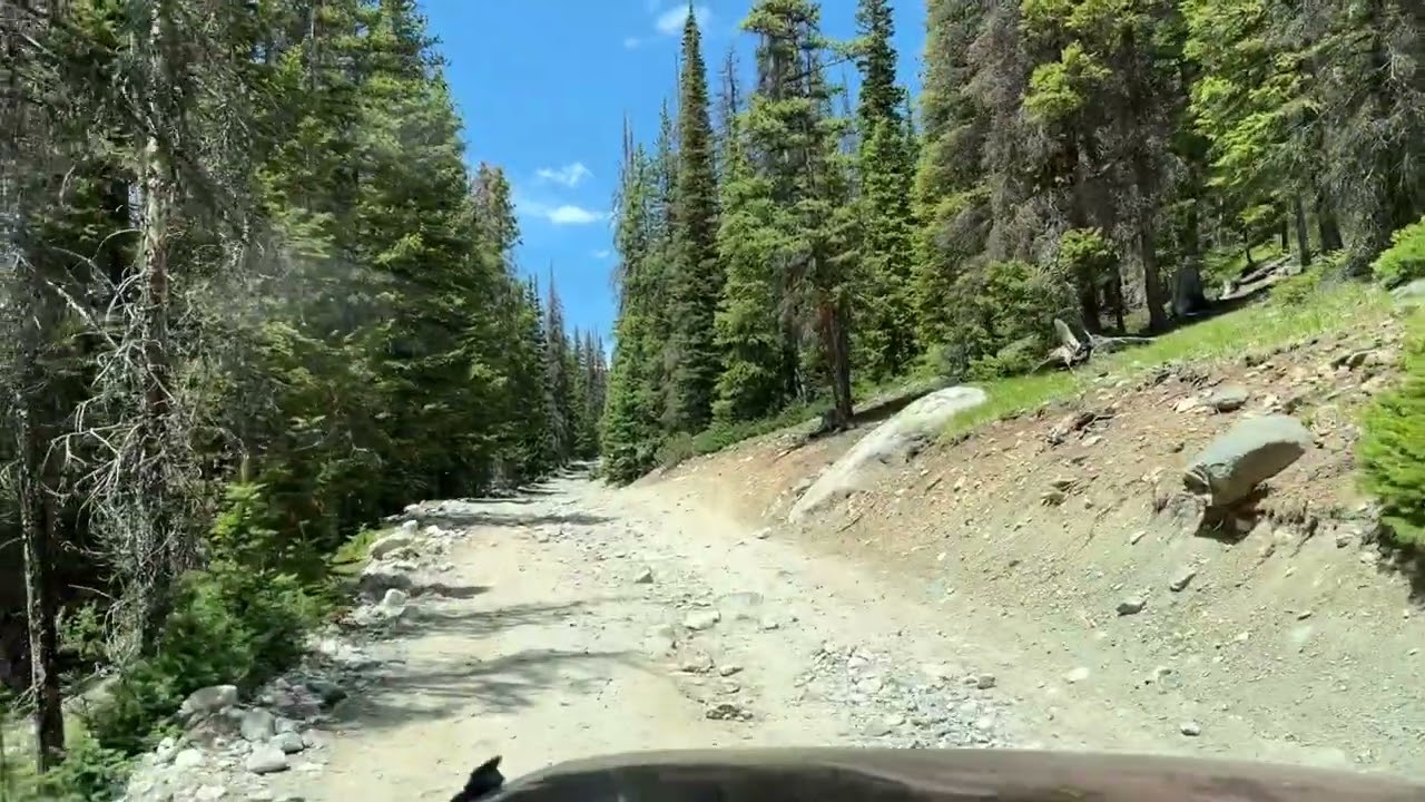 Jeep driving up to Tincup Pass, Colorado - YouTube